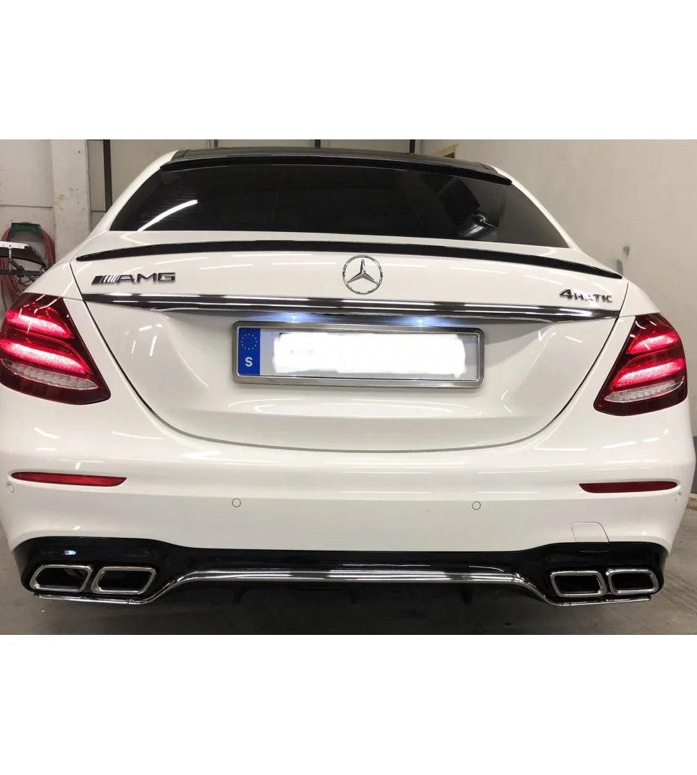 Mercedes benz w213 diffuser e63 look chrome - RM Bilstyling